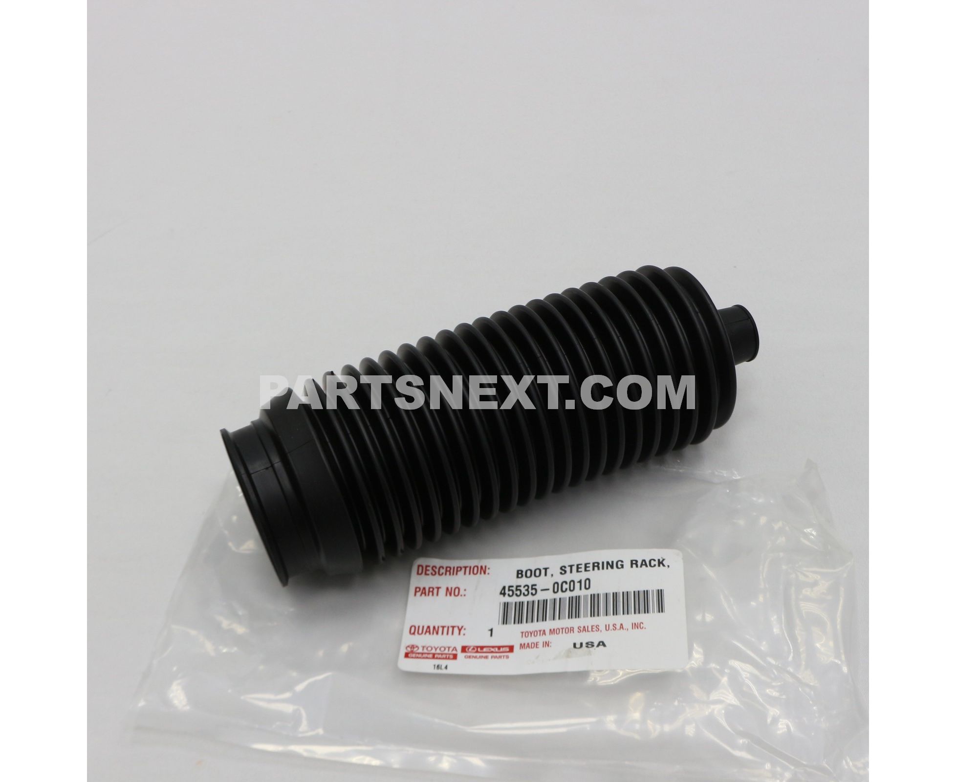 Toyota :: 45535-0C010 BOOT, STEERING RACK, NO.2