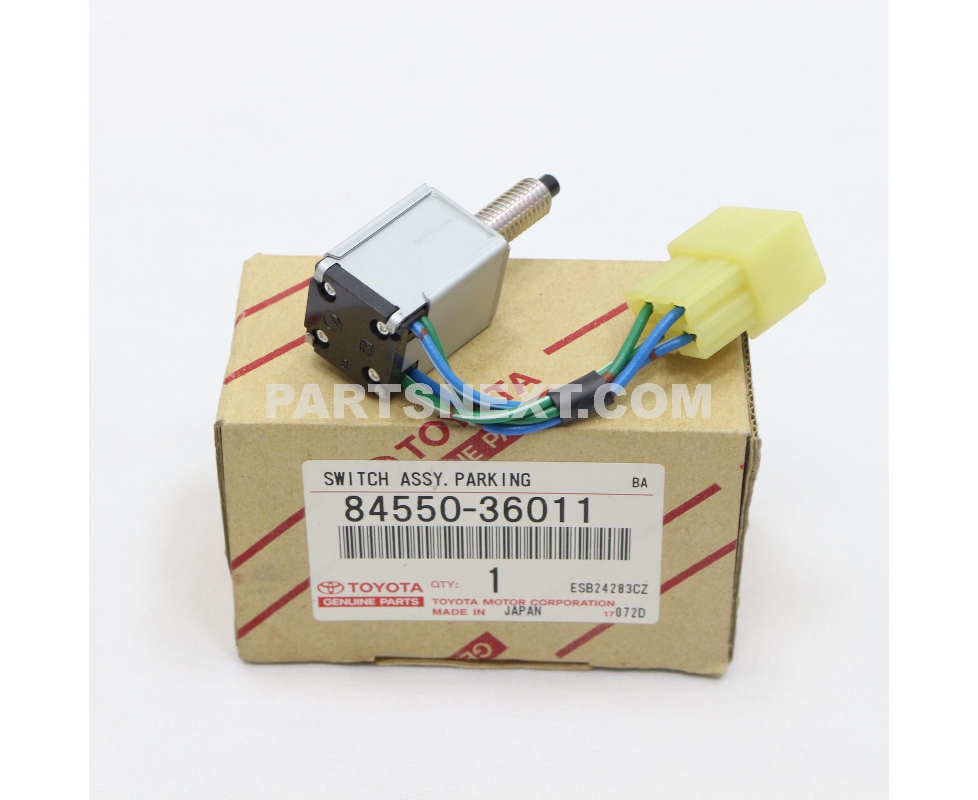 Toyota :: 84550-36011 SWITCH ASSY, PARKING BRAKE