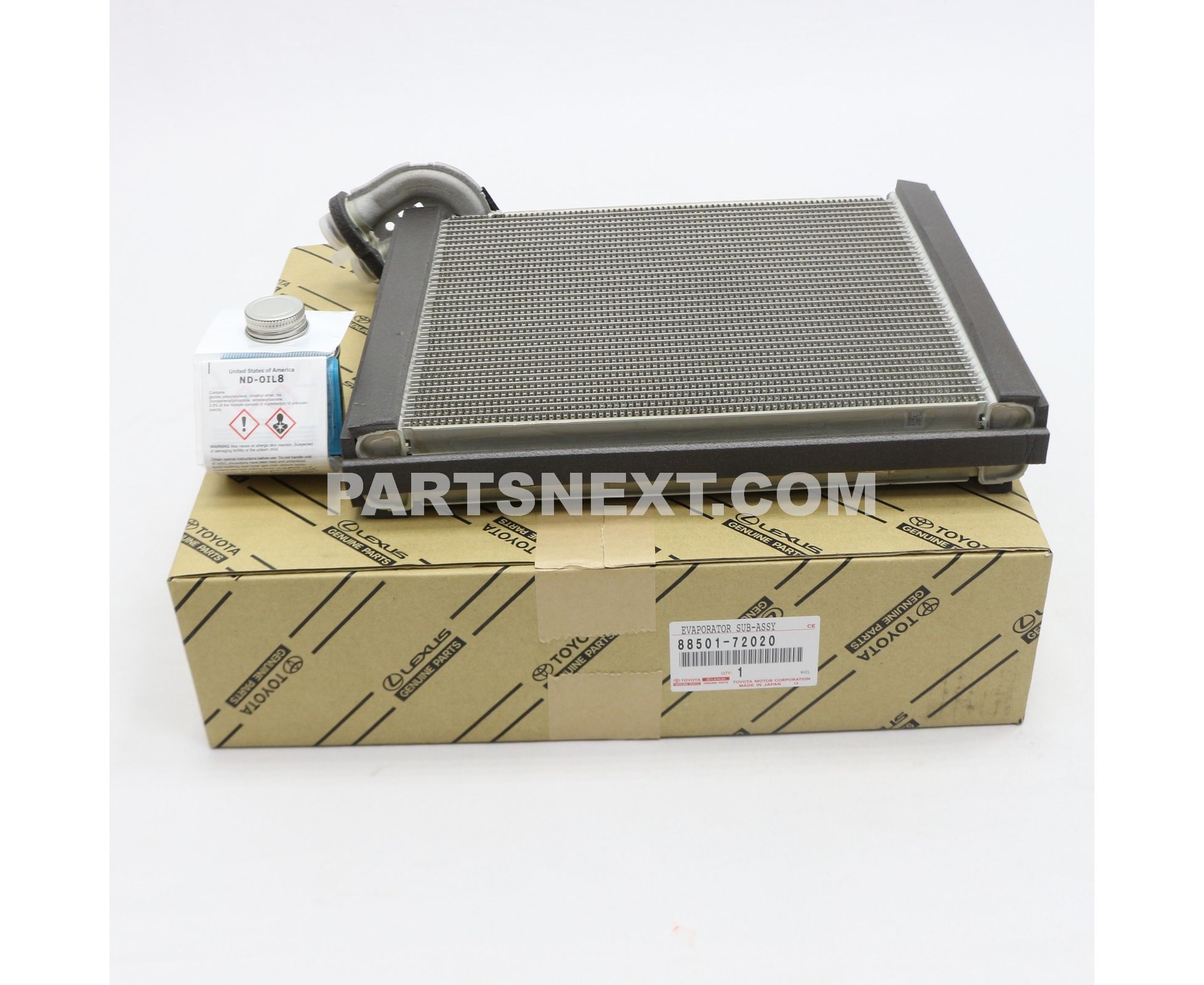 Toyota :: 88501-72020 EVAPORATOR SUB-ASSY, COOLER, NO.1