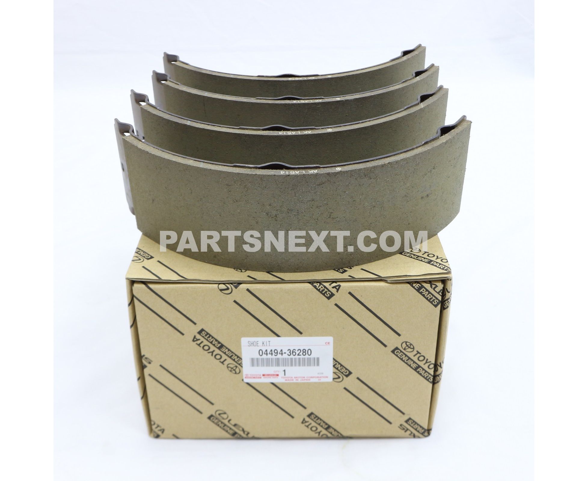 Toyota :: 04494-36280 SHOE KIT, REAR BRAKE