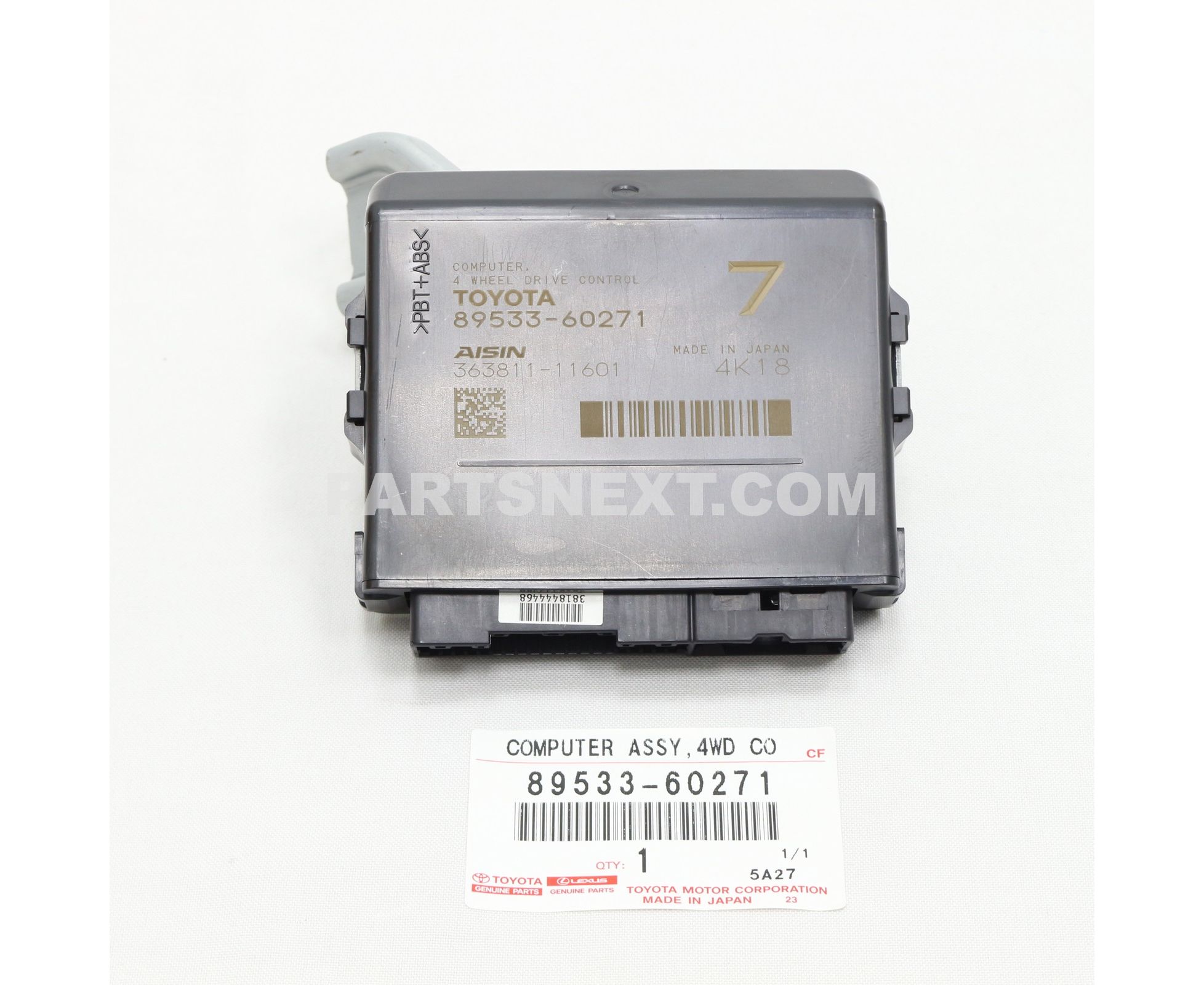 Toyota :: 89533-60271 COMPUTER, 4 WHEEL DRIVE CONTROL