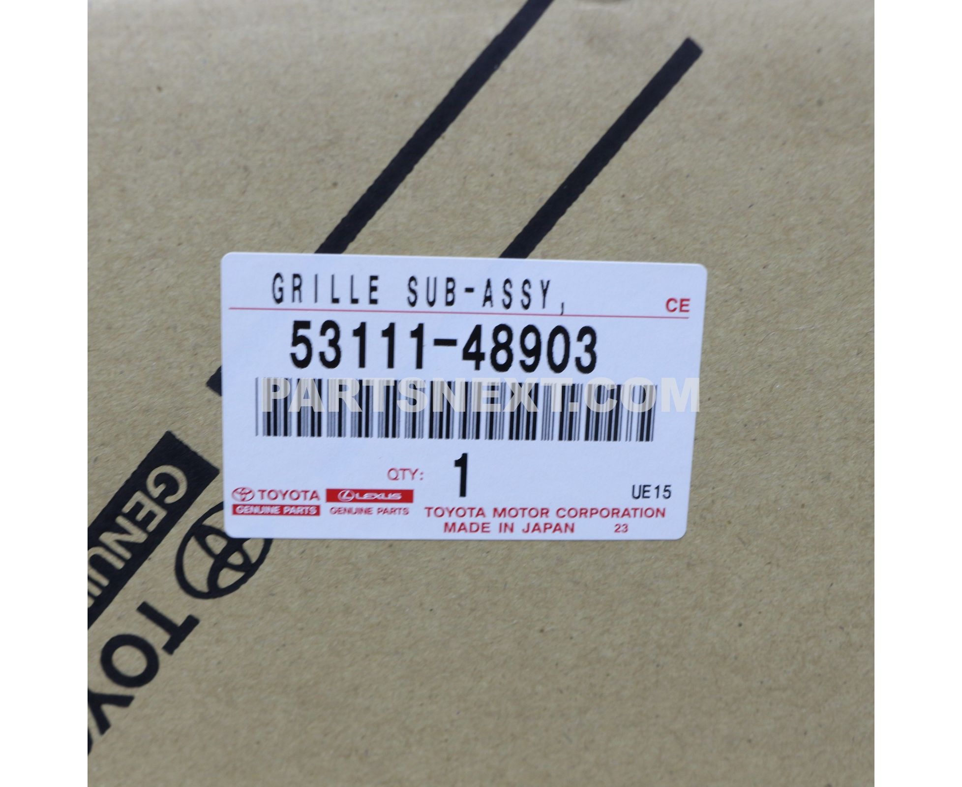 Toyota :: 53111-48903 GRILLE SUB-ASSY