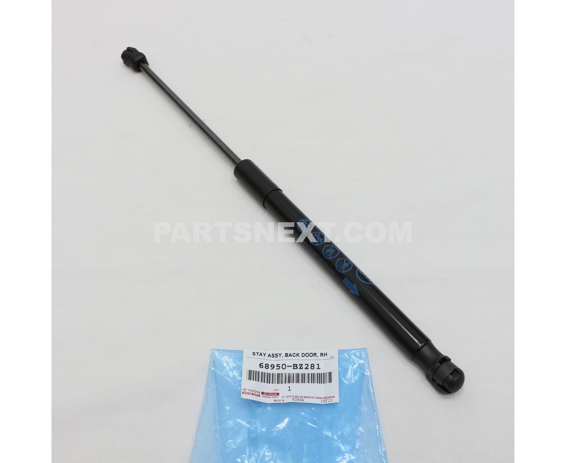 Toyota :: 68950-BZ281 STAY ASSY BACK DOOR RH