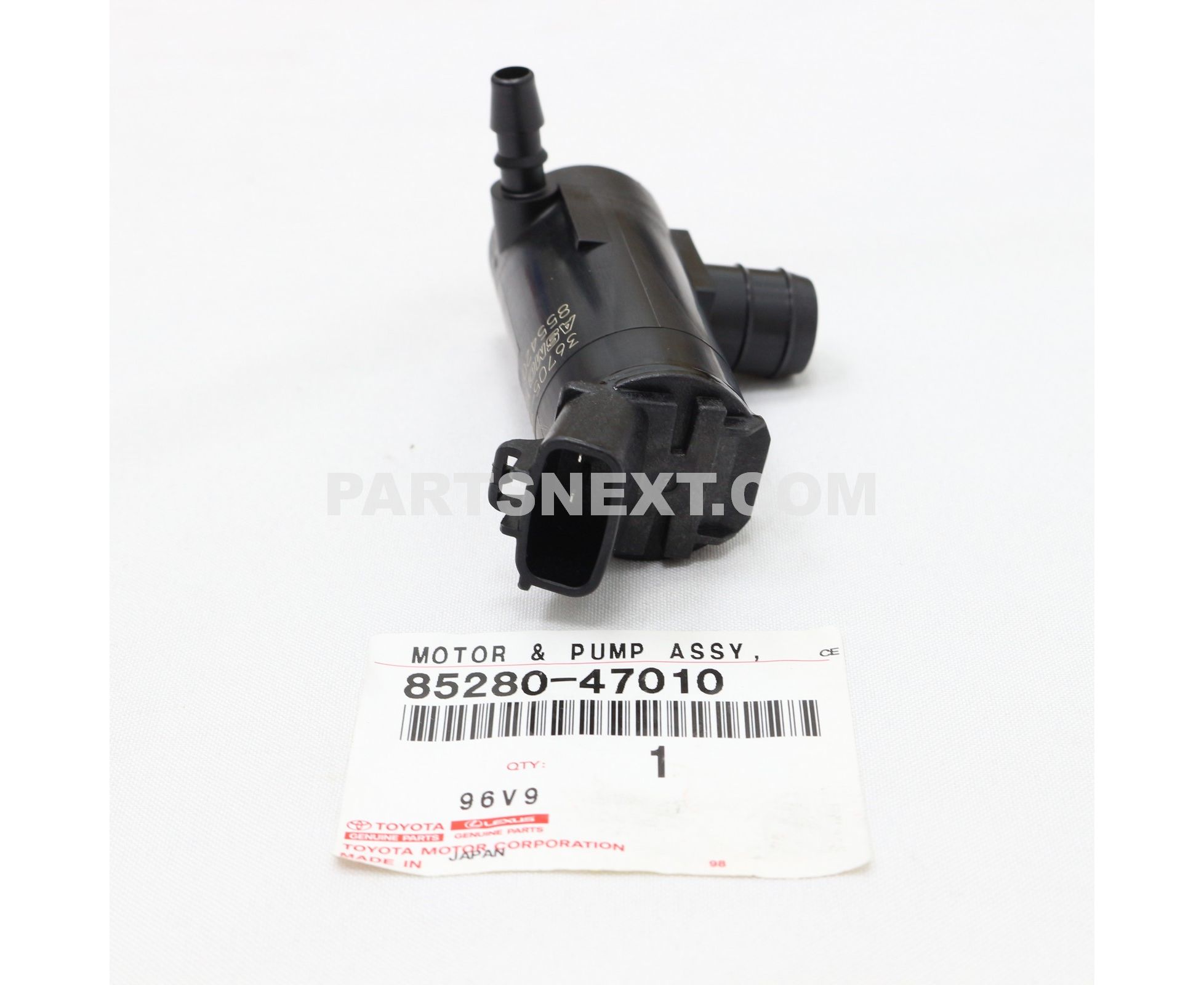 Toyota :: 85280-47010 MOTOR & PUMP ASSY, HEADLAMP CLEANER