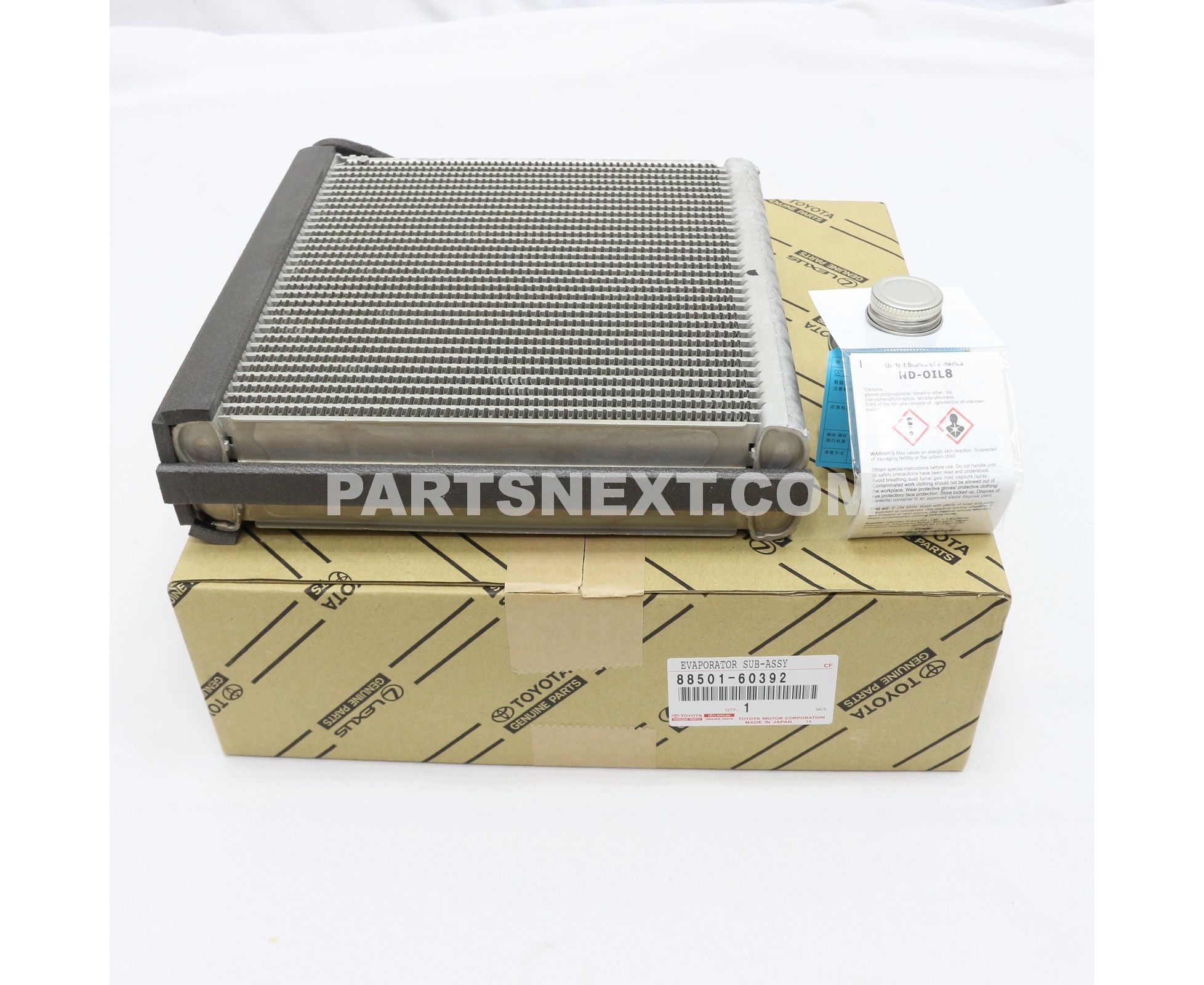 Toyota :: 88501-60392 EVAPORATOR SUB-ASSY, COOLER, NO.1