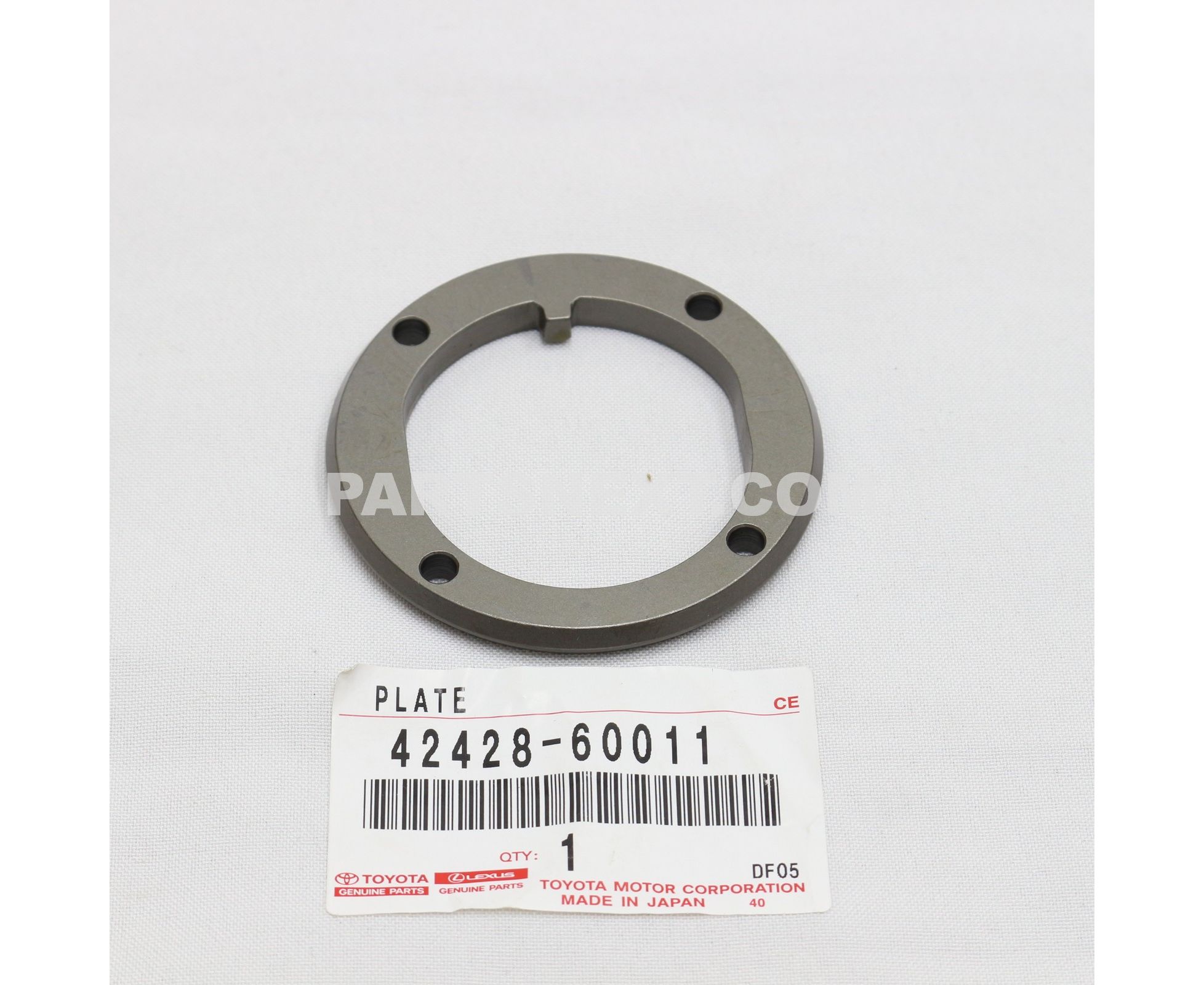 Toyota :: 42428-60011 PLATE, REAR AXLE LOCK NUT, RH/LH