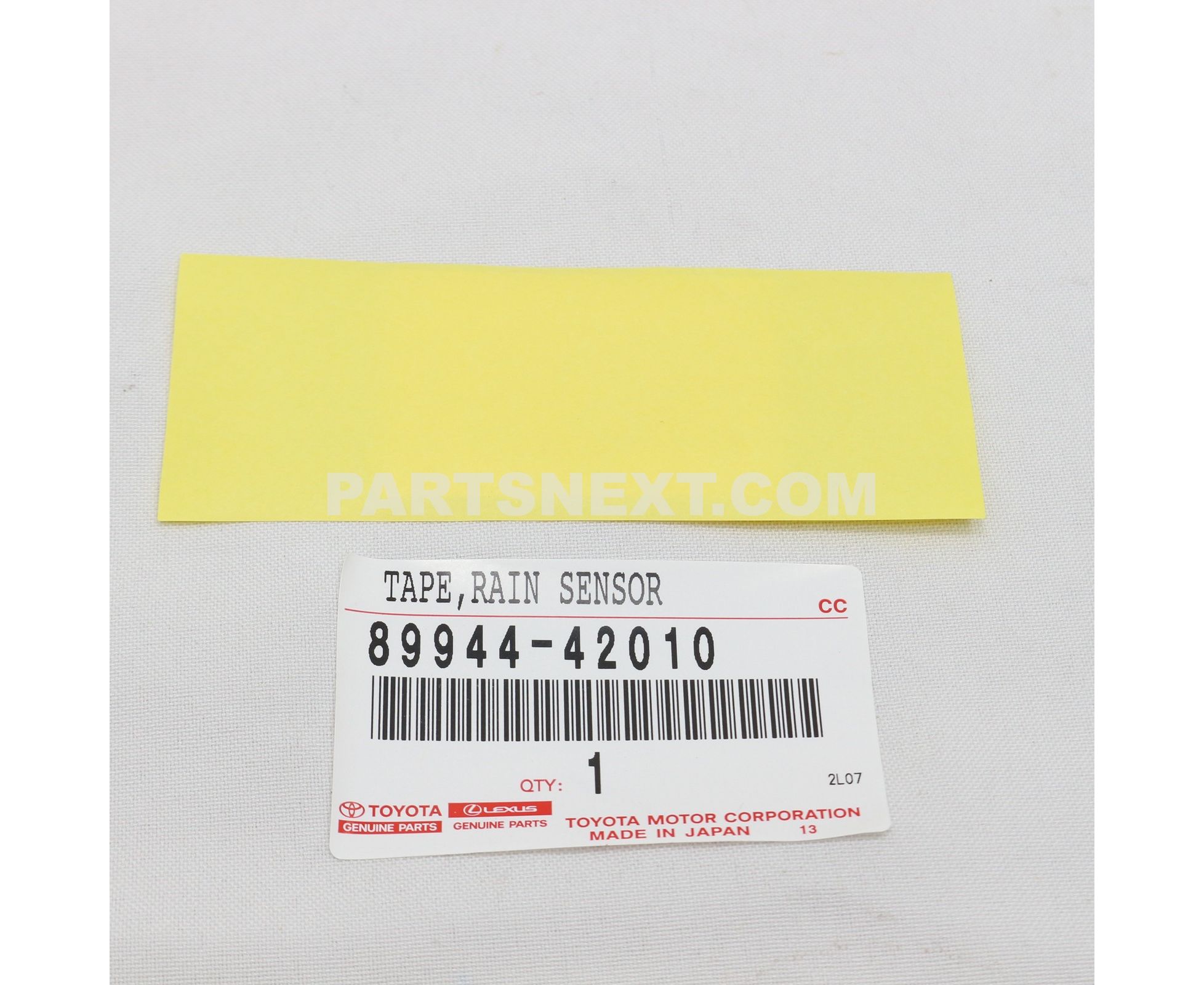 Toyota :: 89944-42010 TAPE, RAIN SENSOR