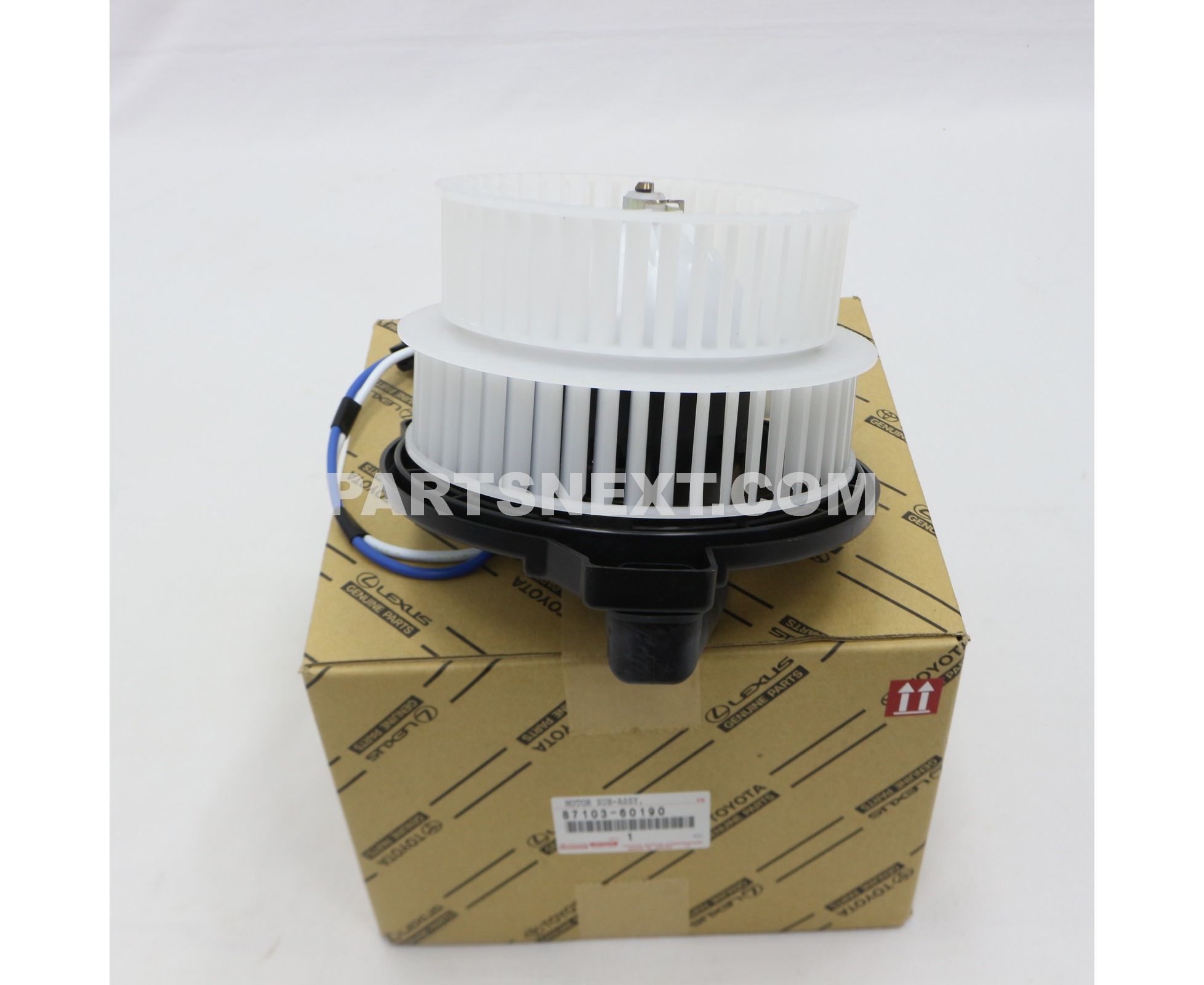 Toyota :: 87103-60190 MOTOR SUB-ASSY, HEATER BLOWER, W/FAN