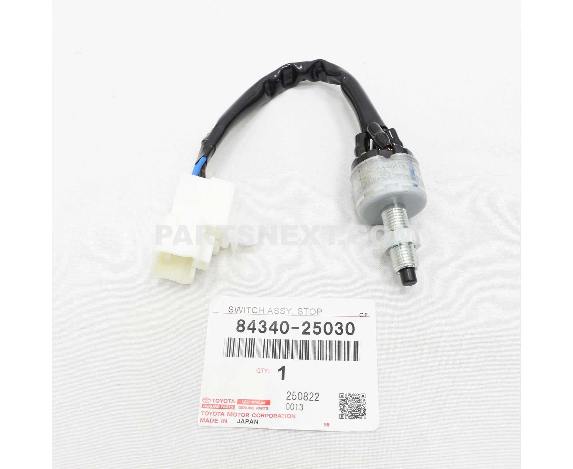 Toyota :: 84340-25030 SWITCH ASSY, STOP LAMP