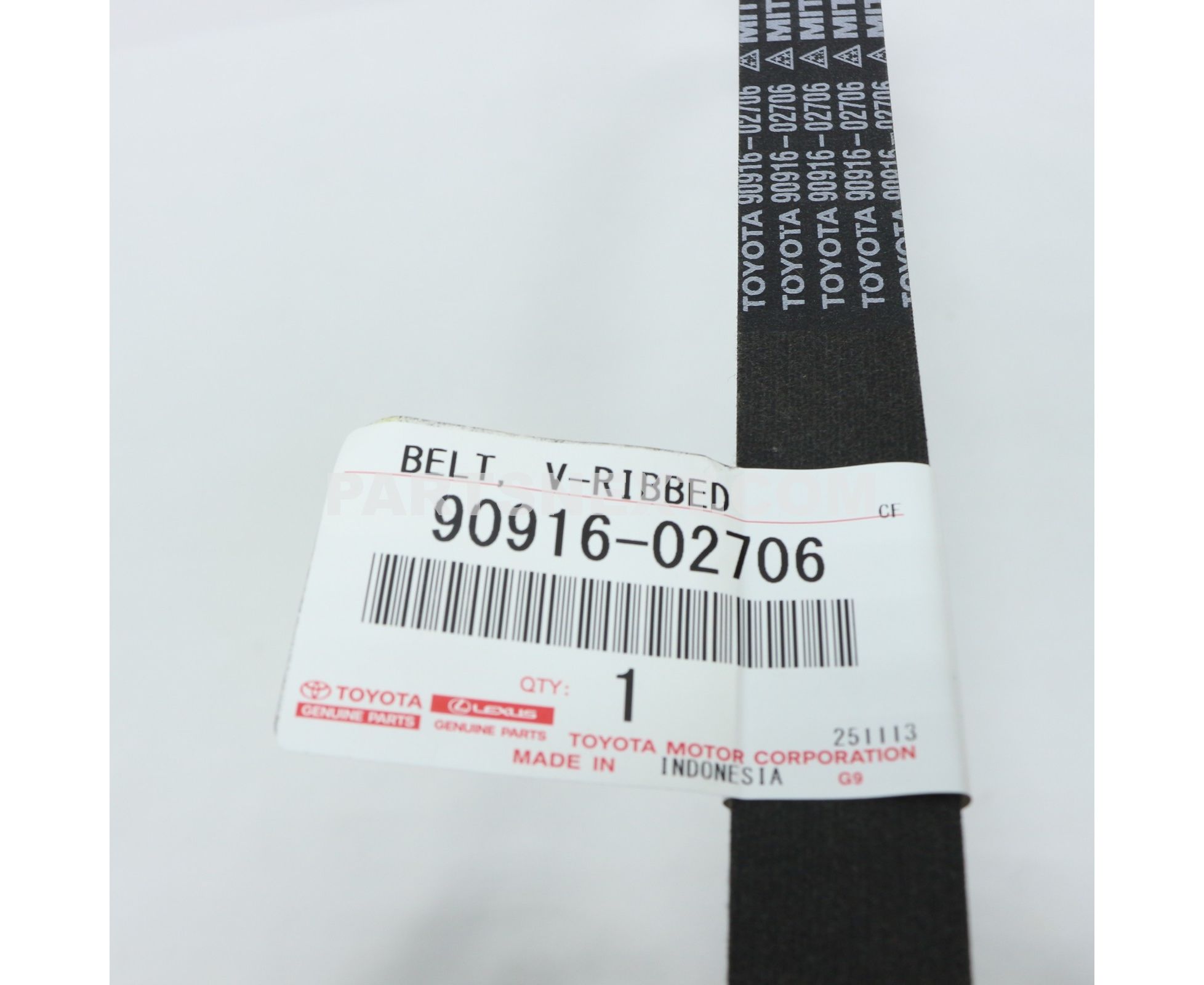Toyota :: 90916-02706 BELT, V(FOR FAN & ALTERNATOR)