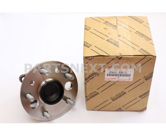 Toyota :: 42460-33010 HUB & BEARING ASSY, REAR AXLE, LH