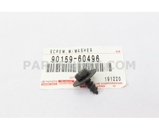 Toyota :: 90159-60496 SCREW, W/WASHER