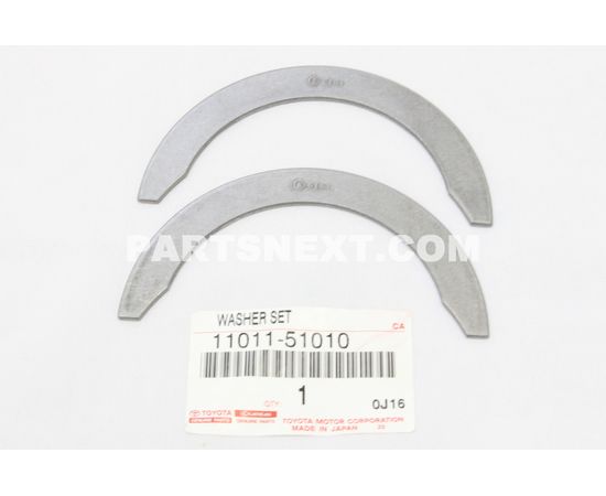 Toyota :: 11011-51010 WASHER SET, CRANKSHAFT THRUST