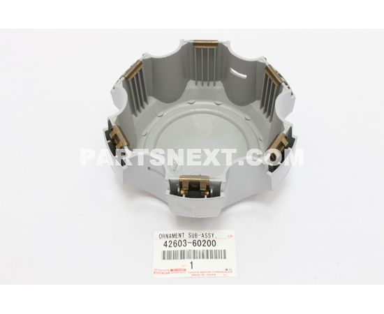 Toyota :: 42603-60200 ORNAMENT SUB-ASSY, WHEEL HUB