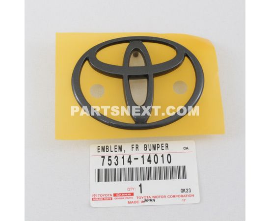 Toyota :: 75314-14010 EMBLEM, FRONT BUMPER