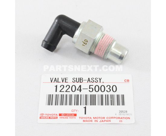 Toyota :: 12204-50030 VALVE SUB-ASSY, VENTILATION
