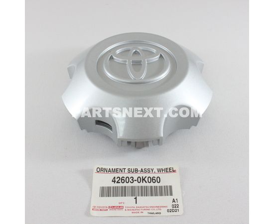 Toyota :: 42603-0K060 ORNAMENT SUB-ASSY, WHEEL HUB